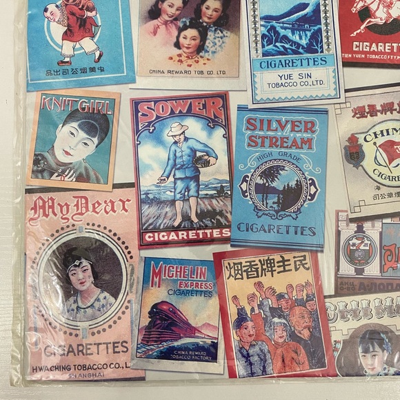 Accoutrements | Other | Vintage Cigarette Tobacco Ads 202 Wrapping ...